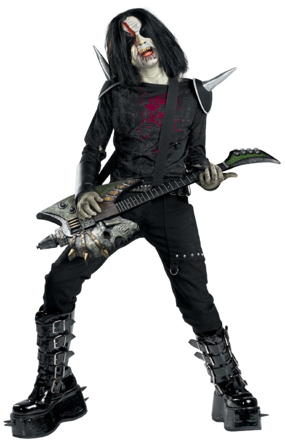 Déguisement rockeur métal - DPC, Costume de punk rockeur