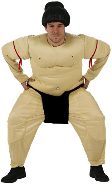 Déguisement de sumotori : costume de sumo japonais