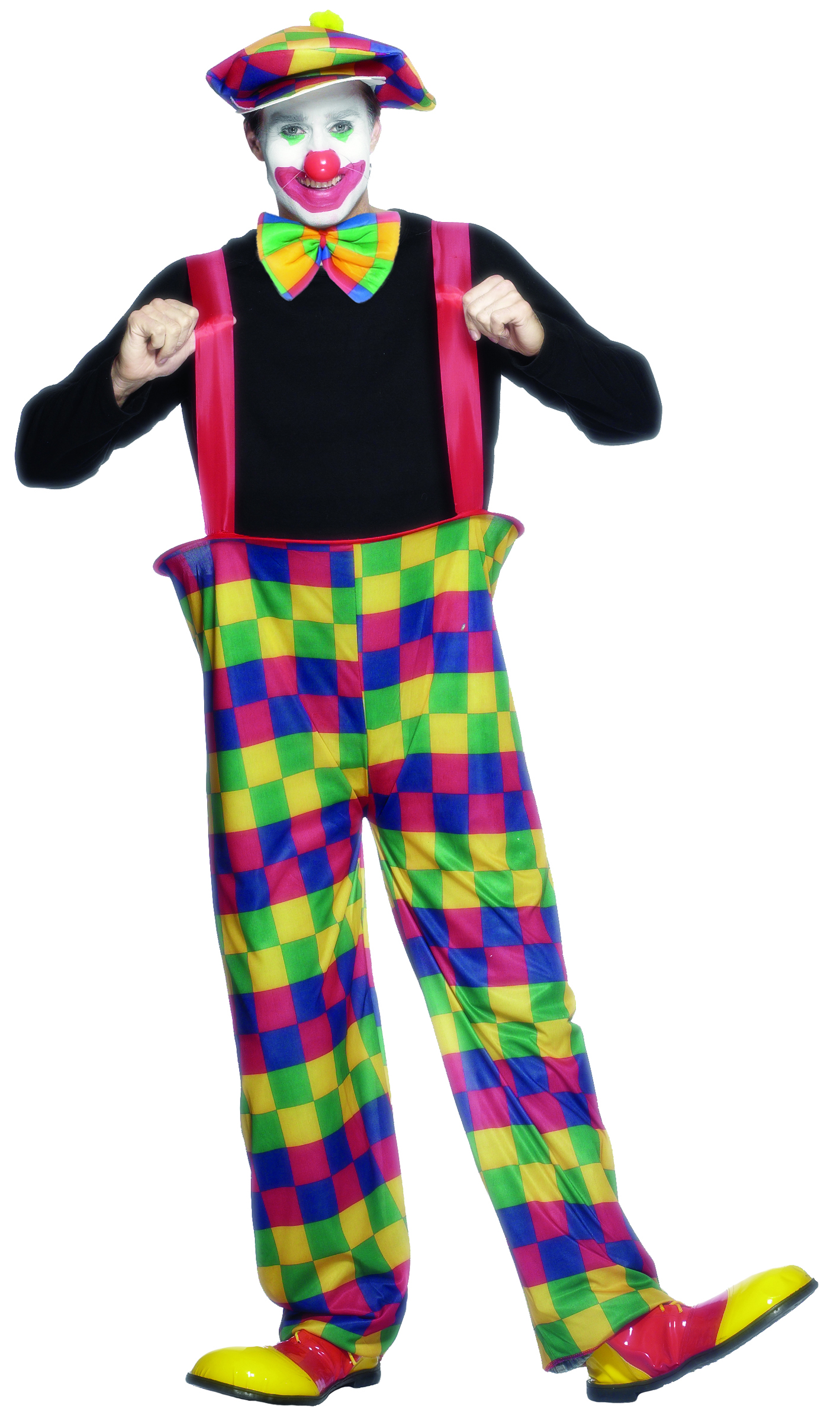 Déguisement clown adulte : Costume rigolo clown homme